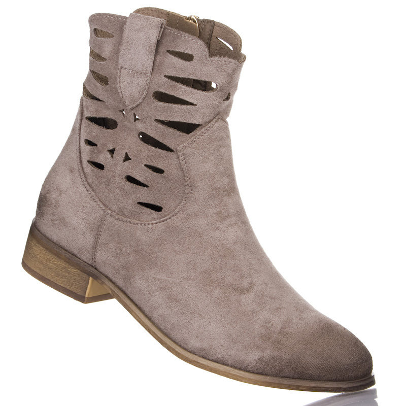 Botki ażurowe | Letnie botki damskie z dziurkami