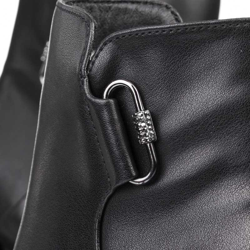 Botki skórzane Artiker 53C0518 czarne