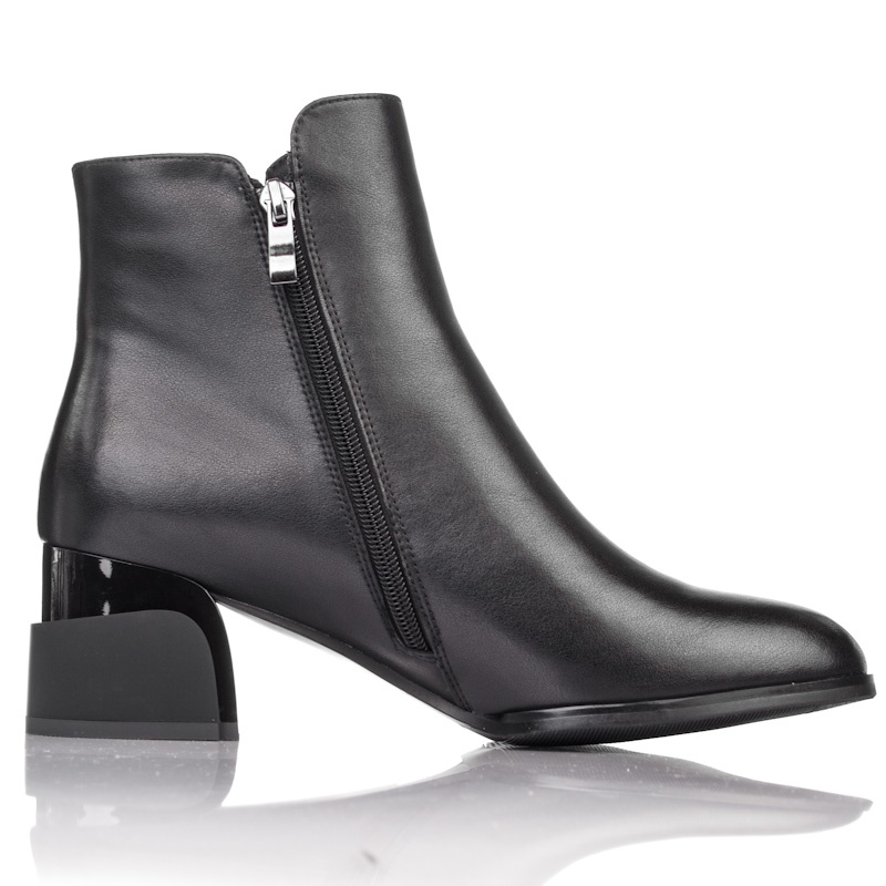 Botki skórzane Artiker 53C0518 czarne