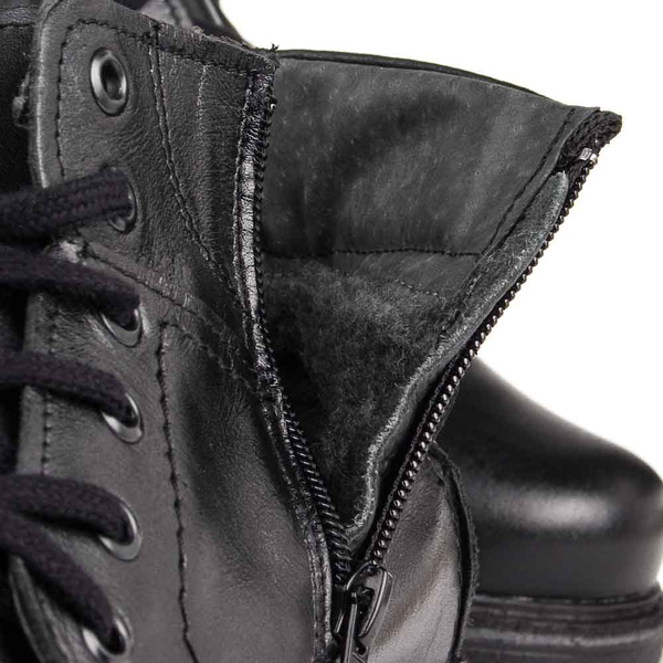 Botki męskie skórzane Abis 1970W czarne